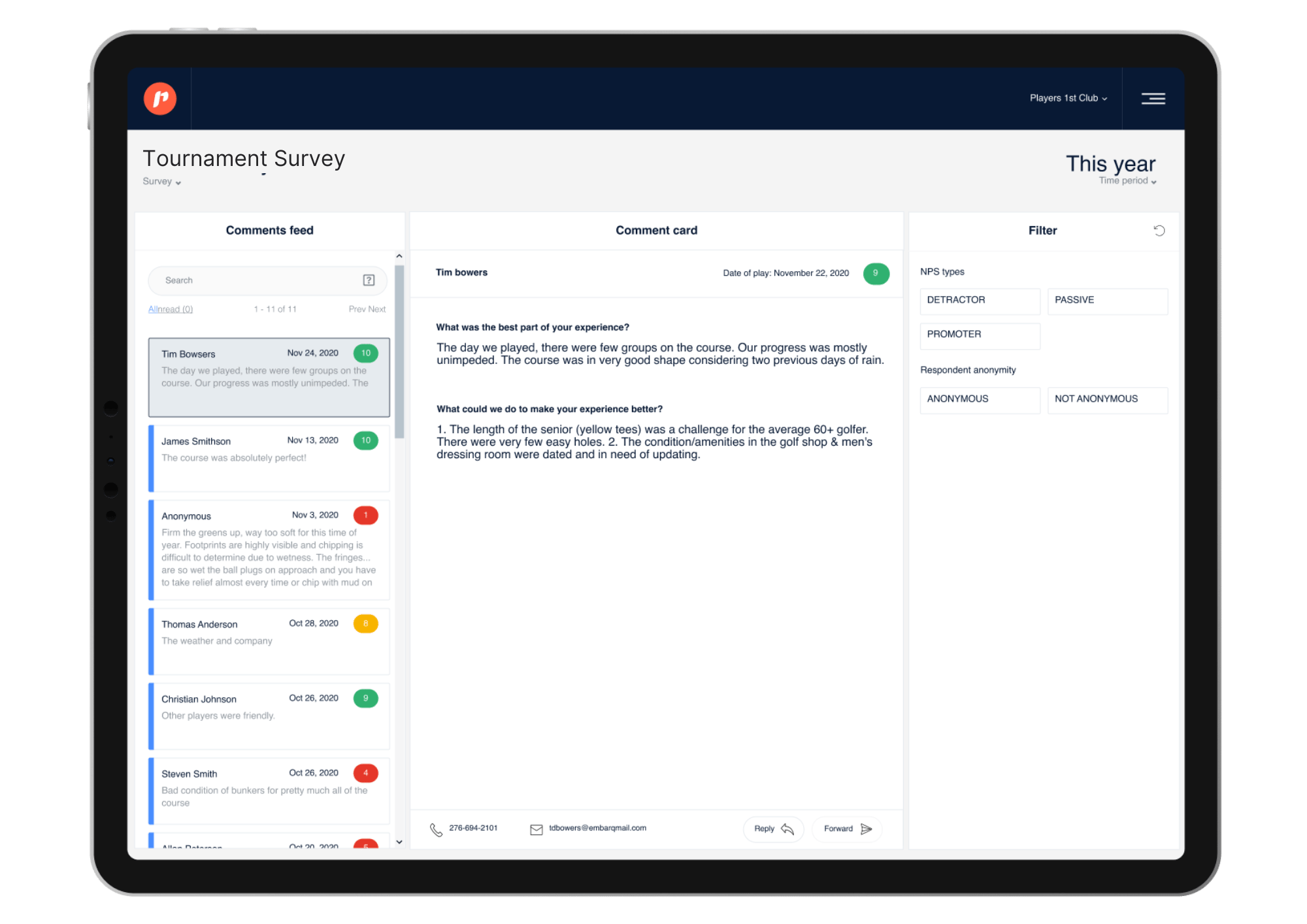 Players 1st | The best Customer Experience Management solution in golf